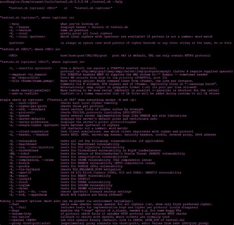 analizando la seguridad de ssl tls con testssl sh