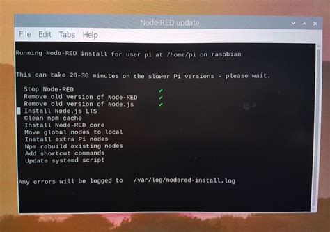 installing node red on raspberry pi a visual editor for