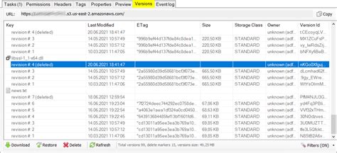 working with amazon s3 versioning enable versioning for amazon s3