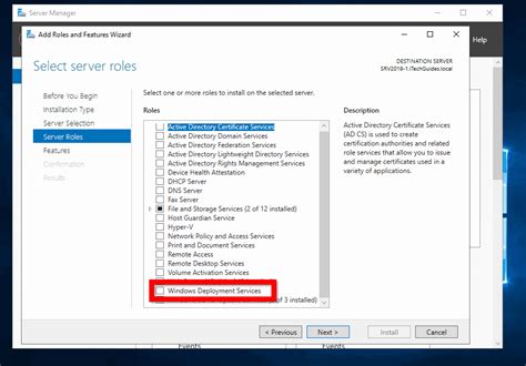 windows deployment services 2019 installation and configuration
