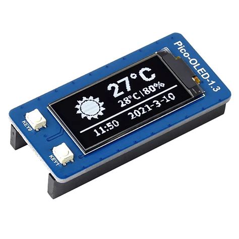 waveshare pico 1 3 inch oled display module iotcomps