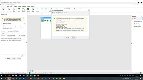 snowflake connector issue support easymorph community data