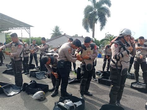 Hadapi Pemilu 2024 Polres Bangka Gelar Latihan Dalmas Diksi News