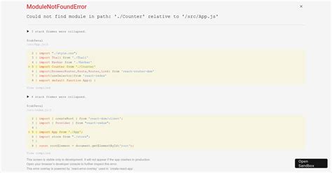 react codesandbox