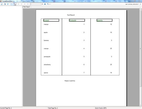 bind crystal reports with dataset or datatable codeproject