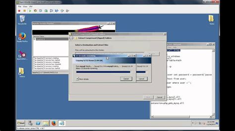 install apache php mysql on windows 2008 manually youtube