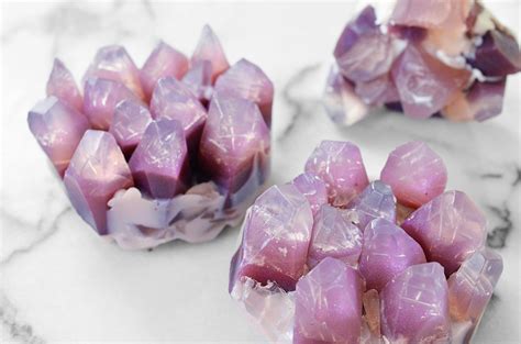 How To Diy This Awesome Looking Amethyst Soap We Found On Instagram