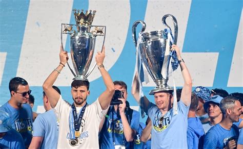 Manchester City To Bring Treble Trophies To Us Dates Revealed