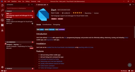 learn flutter dart on vs code how to install flutter on windows with
