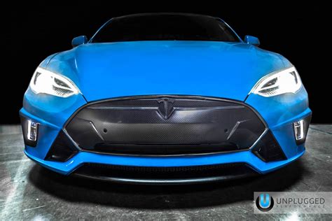 Tesla Model S Tuning By Unplugged Performance Carbon Fiber