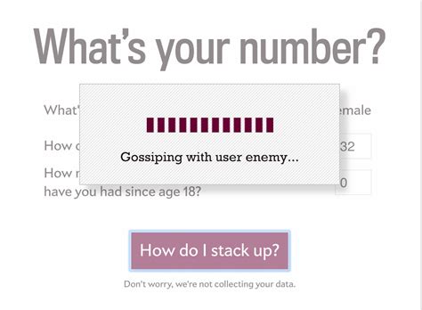 is my sex number too high there s no such thing but this will tell