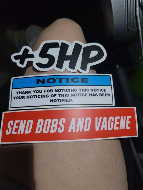 Send Bobs And Vagene Red Sticker Stickermize