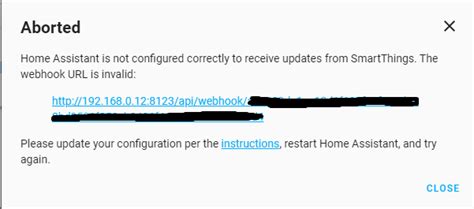 webhook for smartthings integration [solved] configuration home