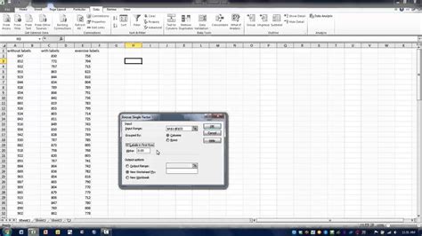 how to use excel the anova single factor tool youtube