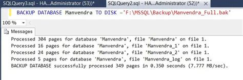 restore a sql server database on a linux based instance from a backup