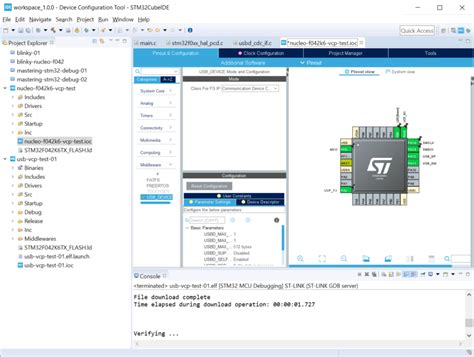 getting started with stm32 nucleo usb virtual com port shawn hymel