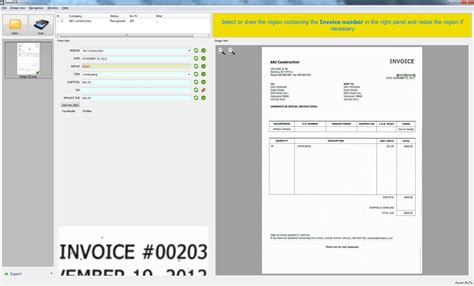 ocr invoice processing invoice template ideas