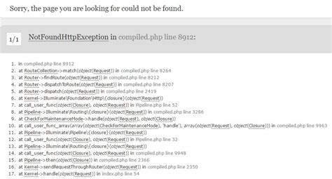 php laravel loging can t find a route stack overflow