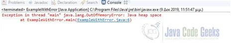 java lang outofmemoryerror examples java code geeks 2023