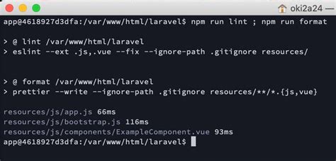 larvel 6 に入れた vue js 3 の環境で、 eslint と prettier を使う方法 oki2a24