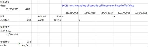 [solved] excel retrieve value of specific cell in column based off of