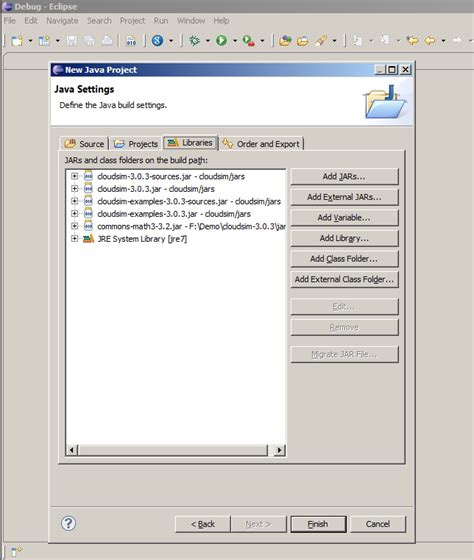 how to install cloudsim using eclipse cloudsim tutorials