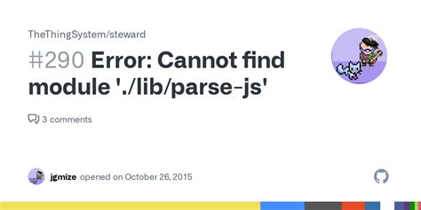 error cannot find module lib parse js · issue 290
