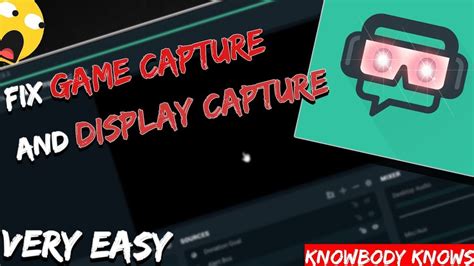 how to fix game capture and display capture in streamlabs fixed all