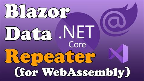 example blazor webassembly datarepeater component for displaying