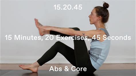 15 Minutes Abs And Core Pilates Workout — Lean Tone And Feel Good — Byo