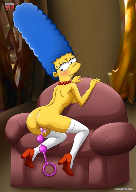 Rule 34 Ass Blue Hair High Heels Marge Simpson Palcomix Red High