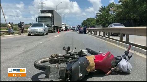 Motociclista Morre Em Acidente Na Br 101 Em João Pessoa Paraíba G1