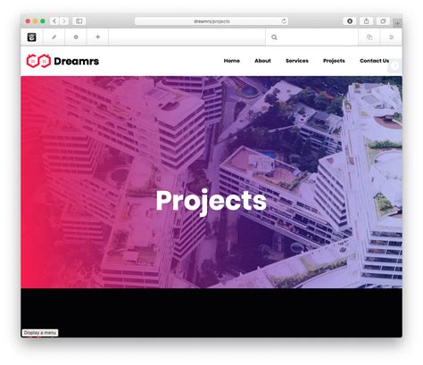 create the projects page concrete5 documentation