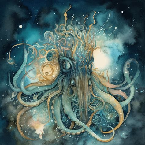 Space Squid R Midjourney