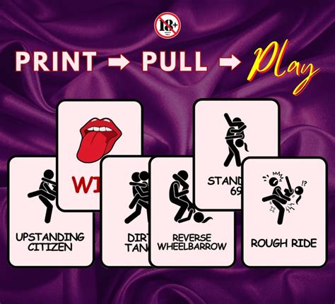 Extreme Sex Position Card Game Kinky Sex Game For Him Or Her Mature