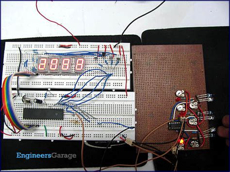 automatic bidirectional visitor counter using 8051 microcontroller