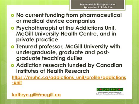 Ppt Biopsychosocial Approaches To Addiction Powerpoint Presentation