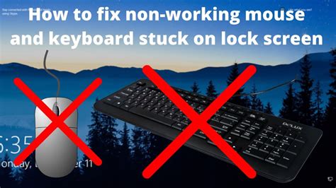 how to repair locked trackpad mouse and keyboard stuck on lock screen