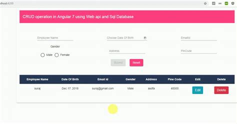 mithilesh kumar singh crud operation in angular 7 using