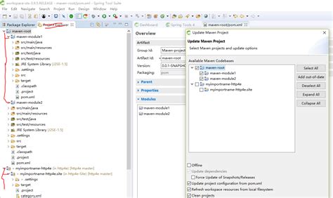 update maven project shortcut does not work as before