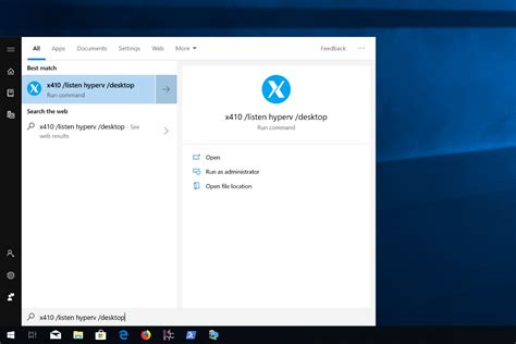 using x410 with hyper v linux virtual machines via vsock