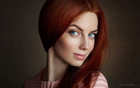 Hd Wallpaper Sean Archer Women Smiling Face Portrait Blonde