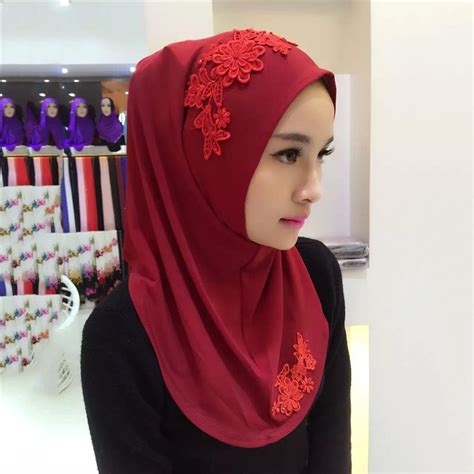 8 Color Muslim Hijab Islamic Scarf Women Caps Shawls Plain Ladies