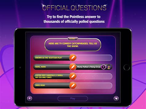app shopper pointless quiz games