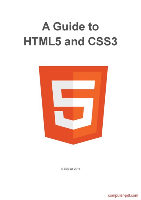 [pdf] a guide to html5 and css3 free tutorial for beginners