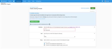 how to setup octopus deploy server for sql server