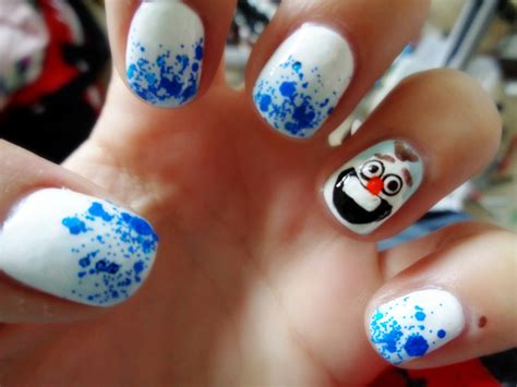Harli G Disneys Frozen Olaf Nails