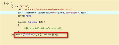 jquery s ajax always function jqxhr object doesnt exists