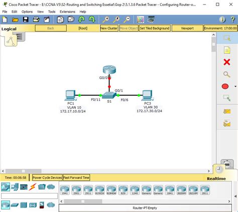 configuring router on a stick inter vlan routing fernando herrera