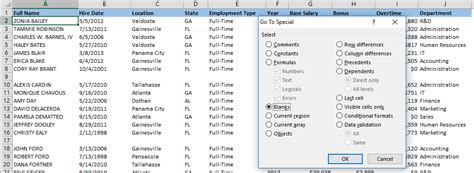 how to use the go to feature to make excel delete blank rows in excel